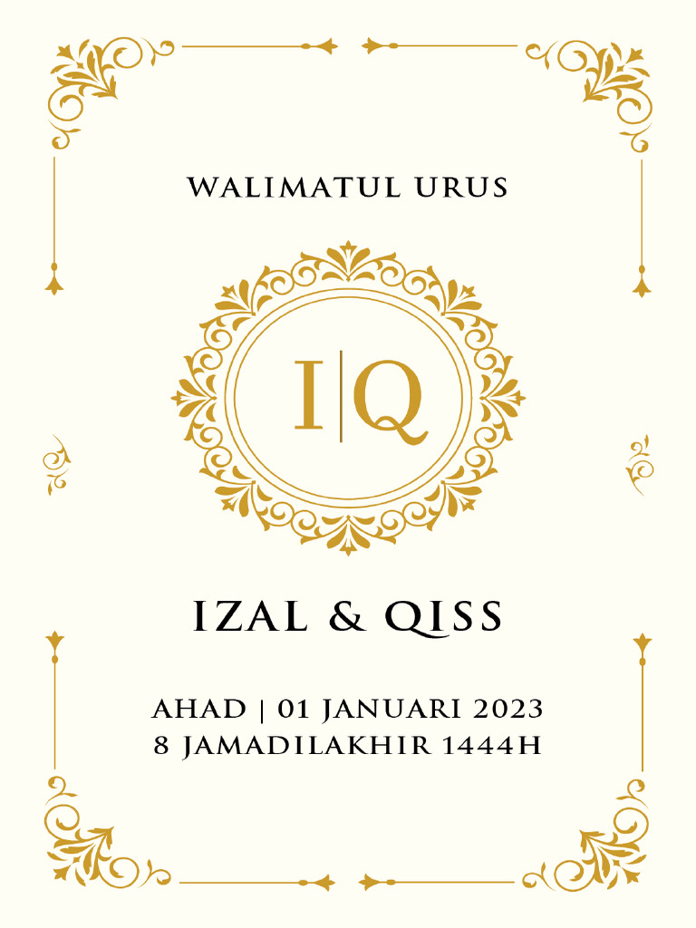 Walimatul Urus Izal Dan Qiss | PDF