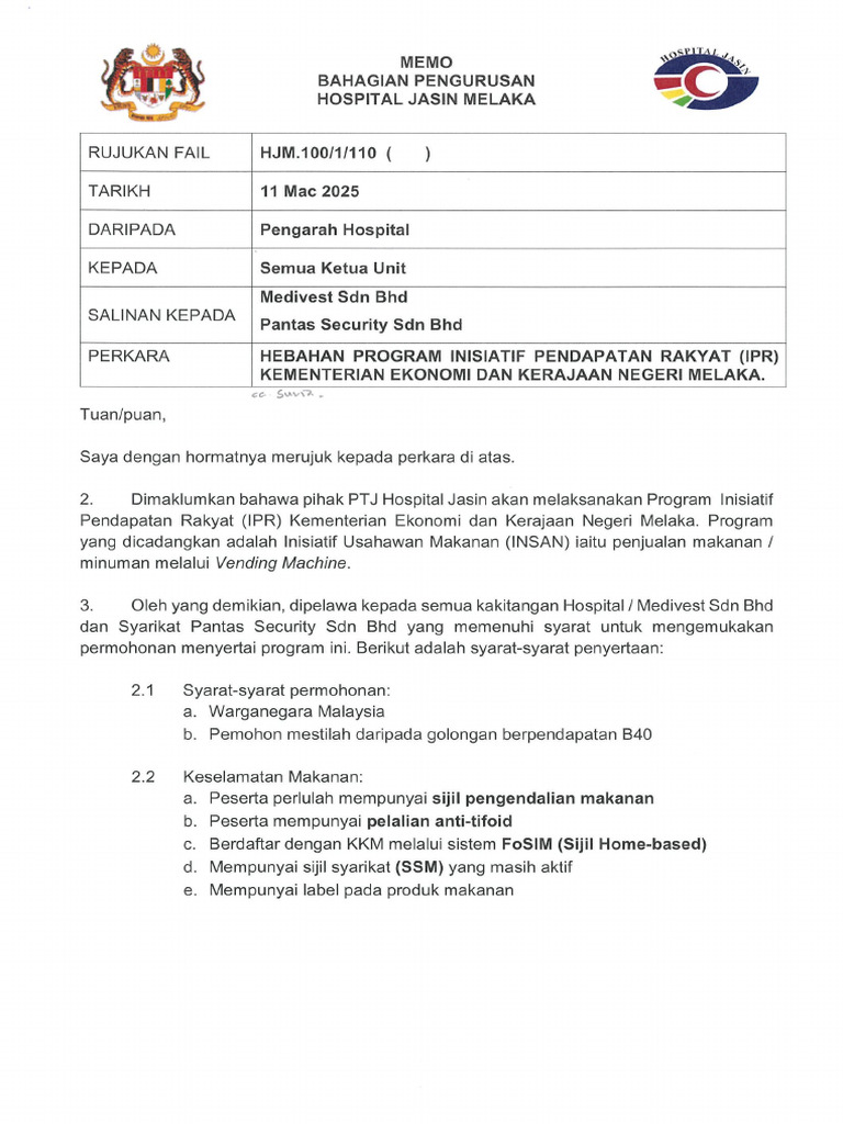 HEBAHAN PROGRAM INISIARIF PENDAPATAN RAKYAT (IPR) KEMENTERIAN EKONOMI ...