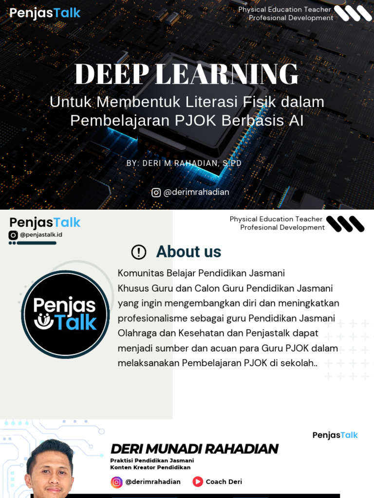 Materi Webinar - Deep Learning Dan AI | PDF