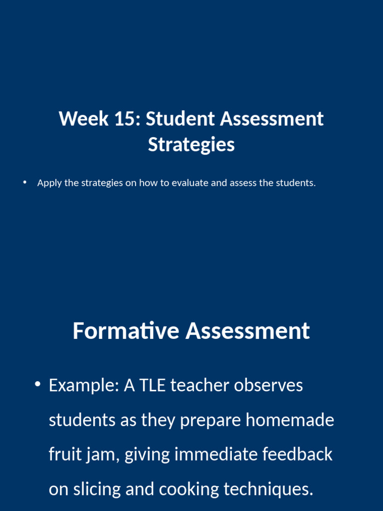 TLE_Student_Assessment_Styled | PDF
