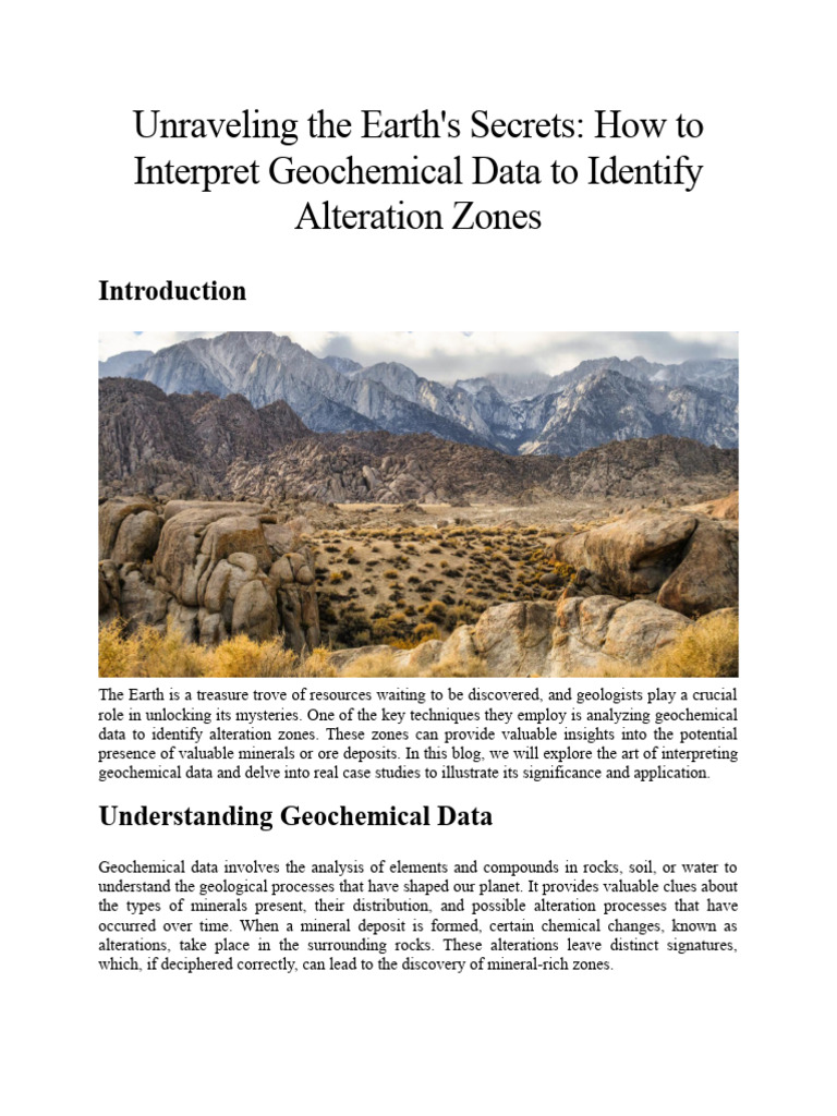 Unraveling The Earths Secrets English Only | PDF | Mining | Exploration