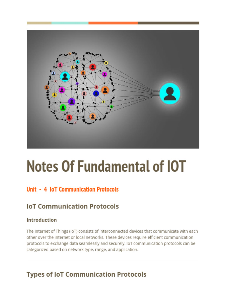 IoT Communication Protocols | PDF | Internet Of Things | Home Automation