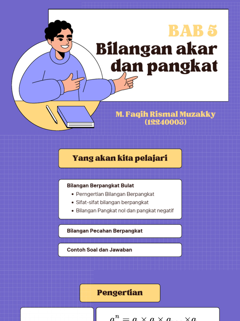 BAB 5. Bilangan Akar Dan Pangkat | PDF