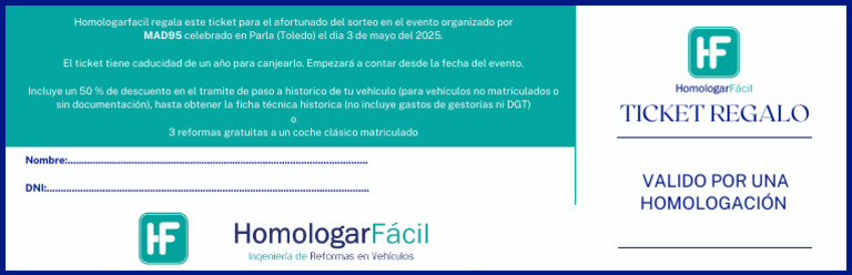 Ticket Regalo Mad95 | PDF