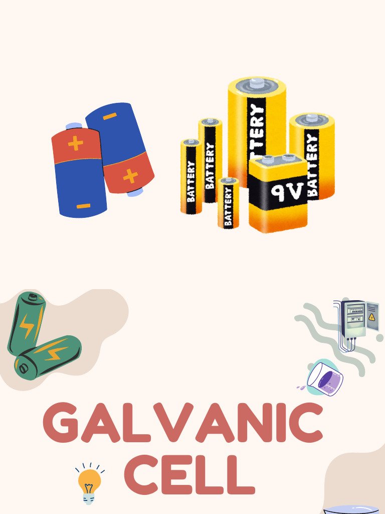 Understanding Galvanic Cells and Components | PDF