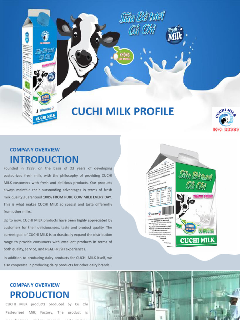 Cuchi Milk Profile | PDF