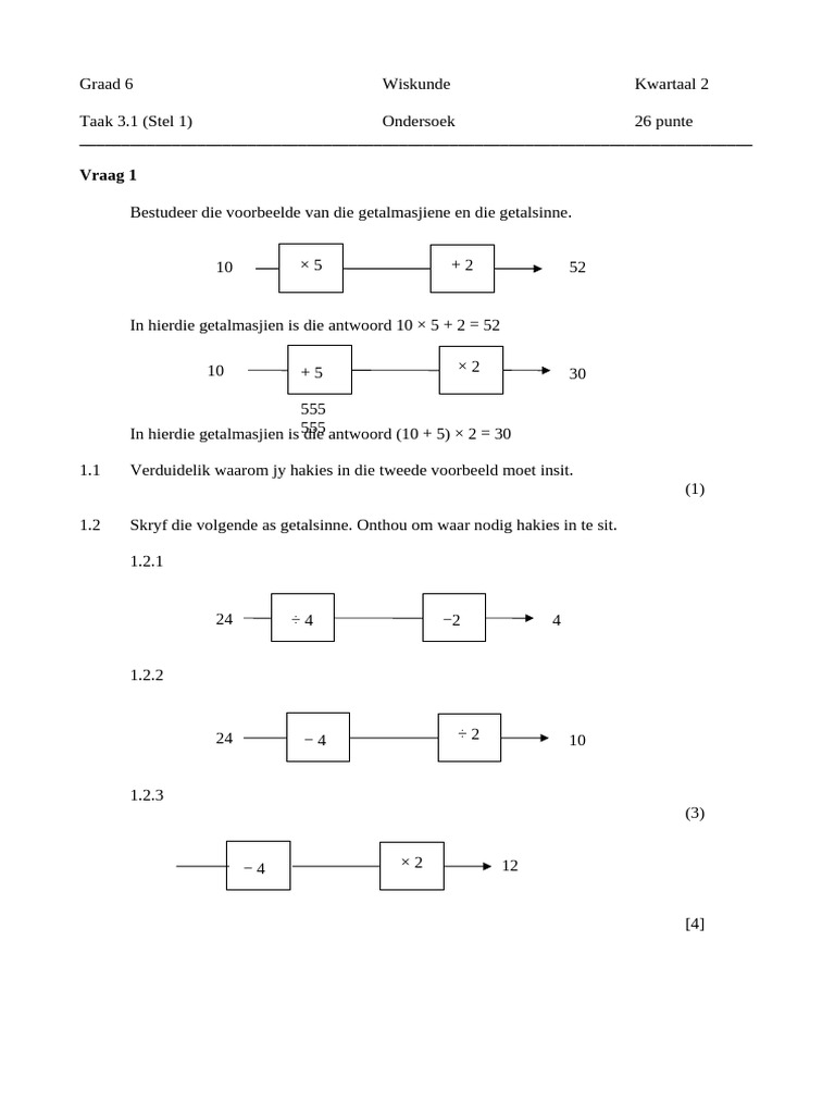 Gr6 Op1 Kwartaal2 | PDF