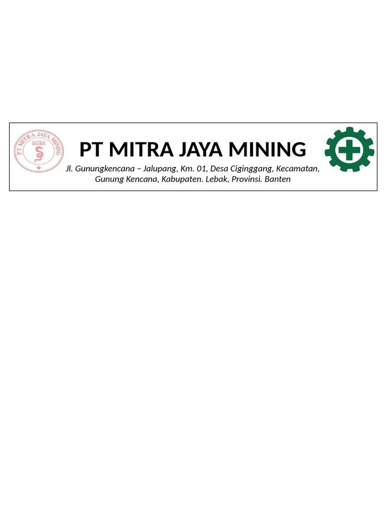 Spanduk Rambu Tambang | PDF