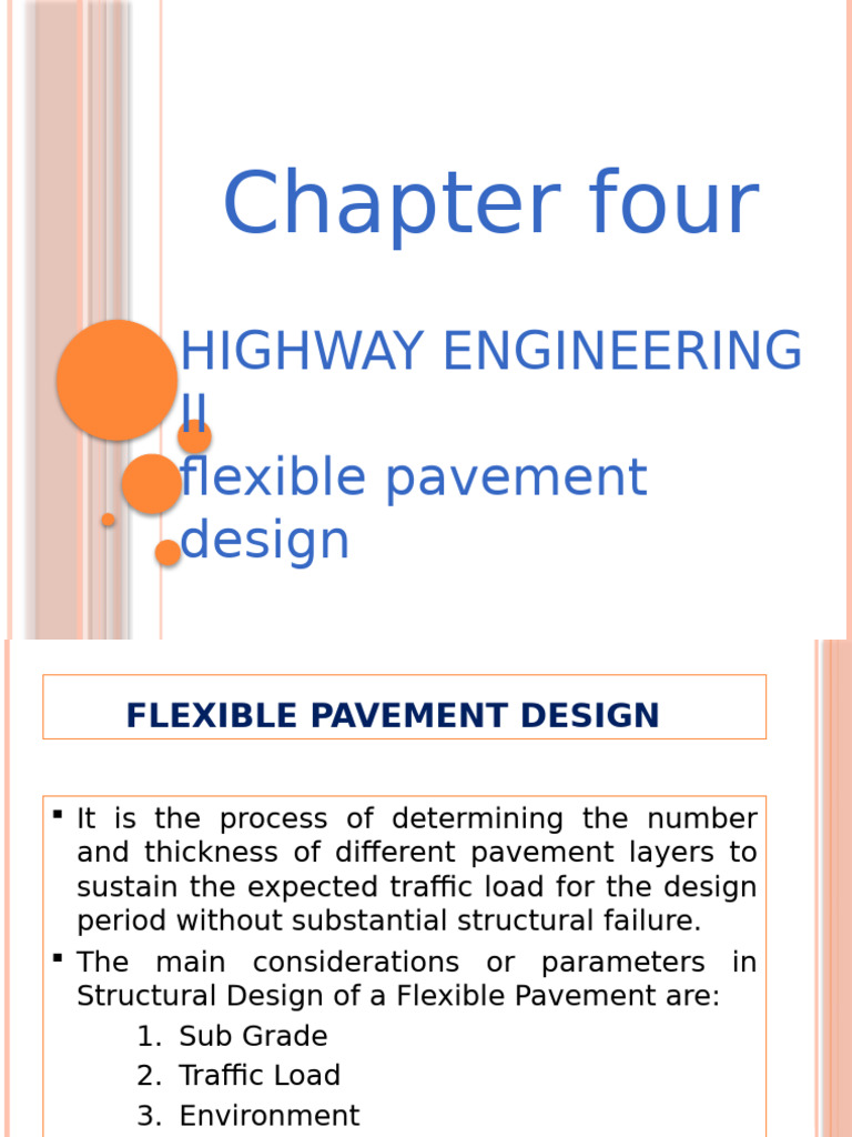 Chap 4 Highway Design | PDF | Road Surface | Civil Engineering