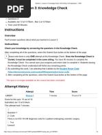 Module 5 - Lesson 2 - Knowledge Check - ICD Coding I With Application - 11801 | PDF | Diseases ...