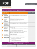 Man Riding Checklist: HSE - 7474.0 - Rev 0 - (16-Dec-2020) | PDF ...