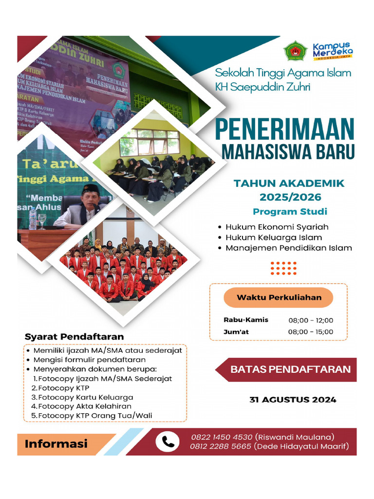 Formulir Mahasiswa 2025-2026 | PDF