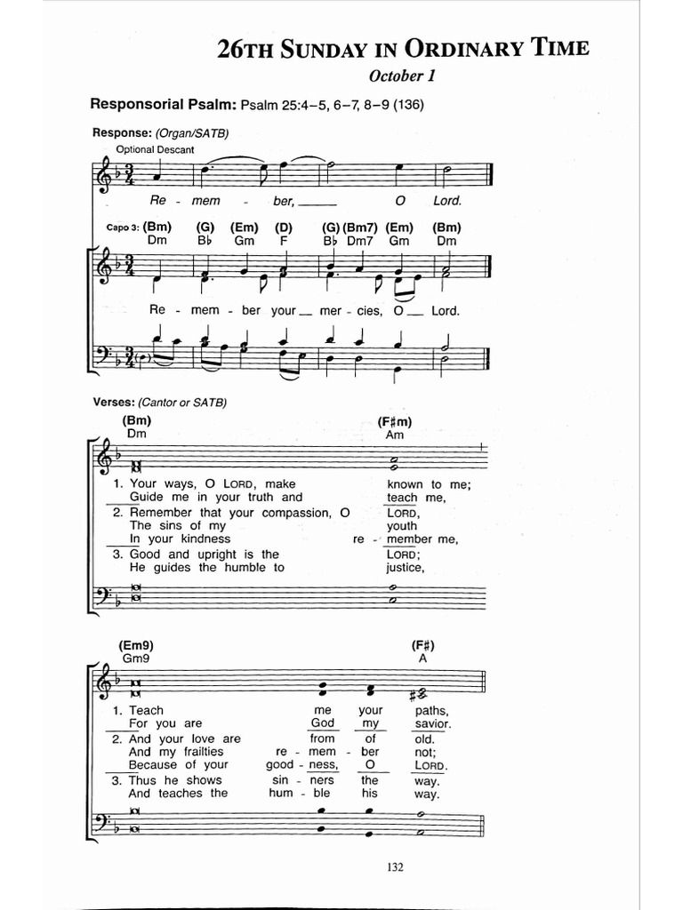 26th Sunday Ordinary Time | PDF