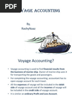 Voyage Account | PDF | Expense | Debits And Credits