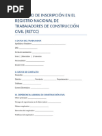 Manual Del Sistema de Registro Nacional de Trabajadores de Construcción ...