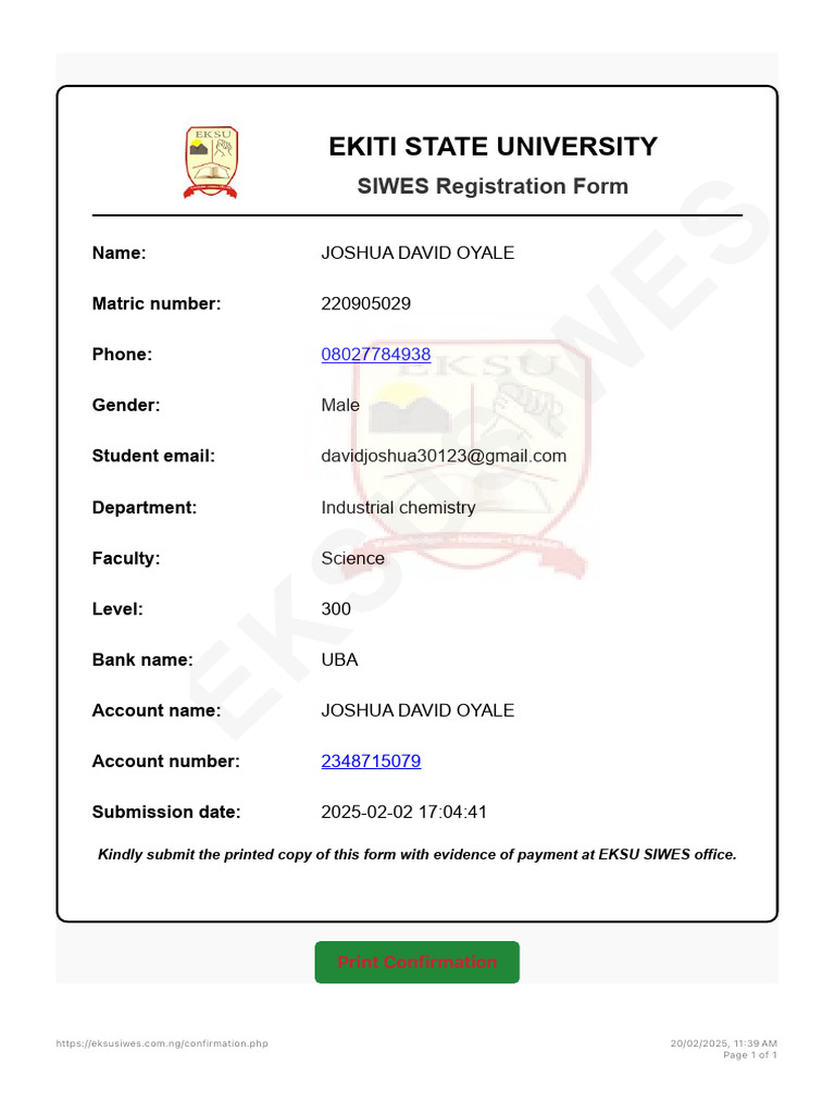 Submission Confirmation | PDF