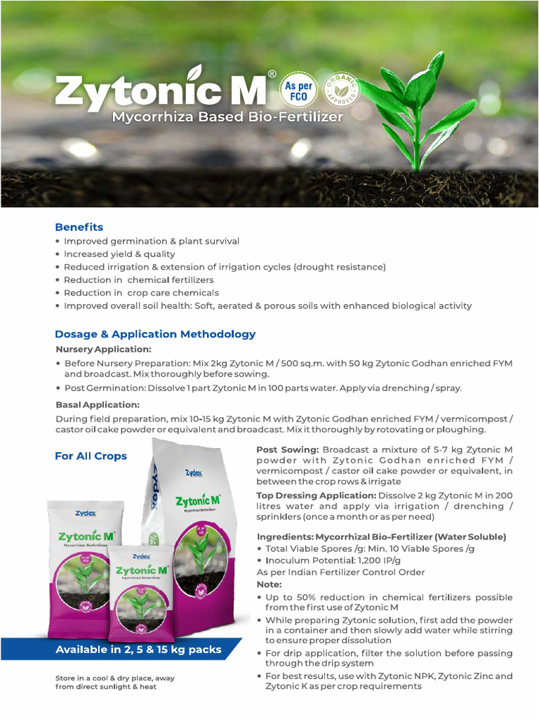 Zytonic M Brochure 130623 | PDF