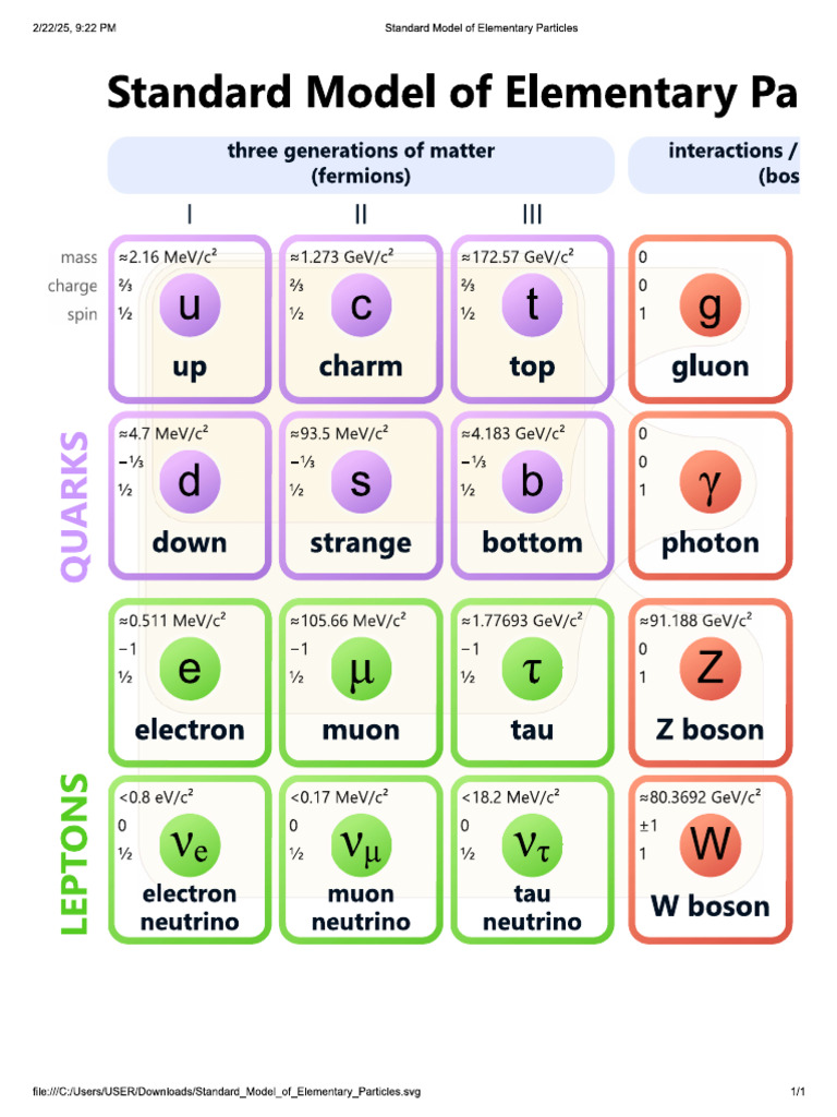 Standard Model | PDF