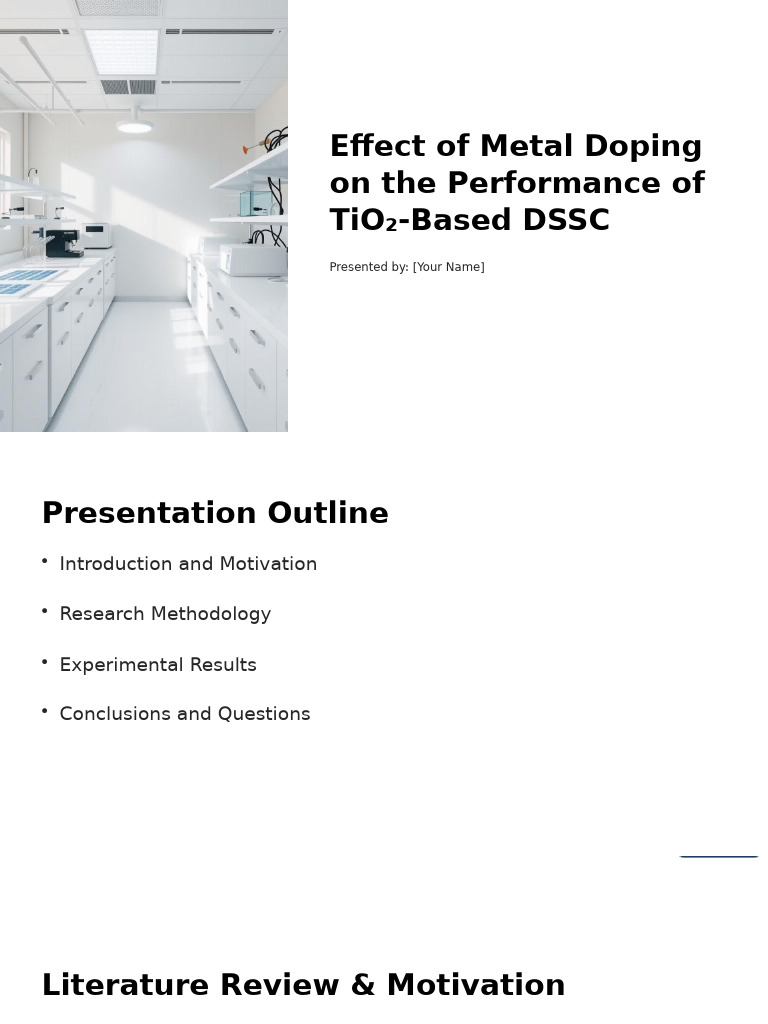 Effect of Metal Doping On The Performance of TiO Based DSSC04 | PDF ...