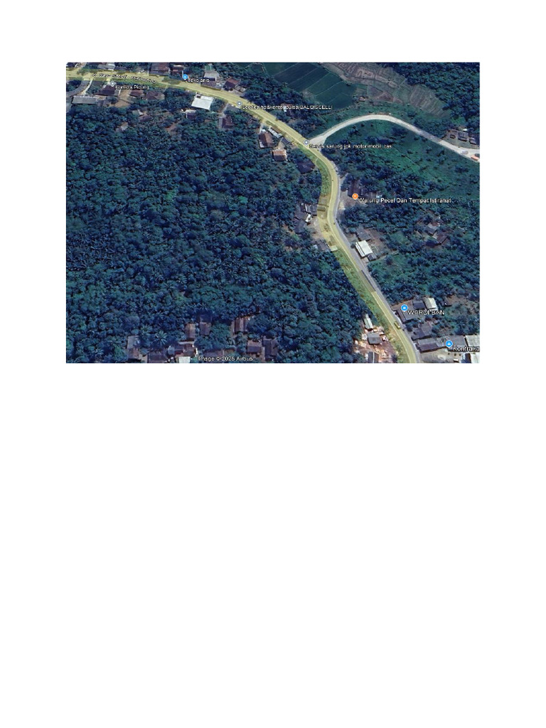 Peta Jalan Raya Saketi Malimping2 | PDF