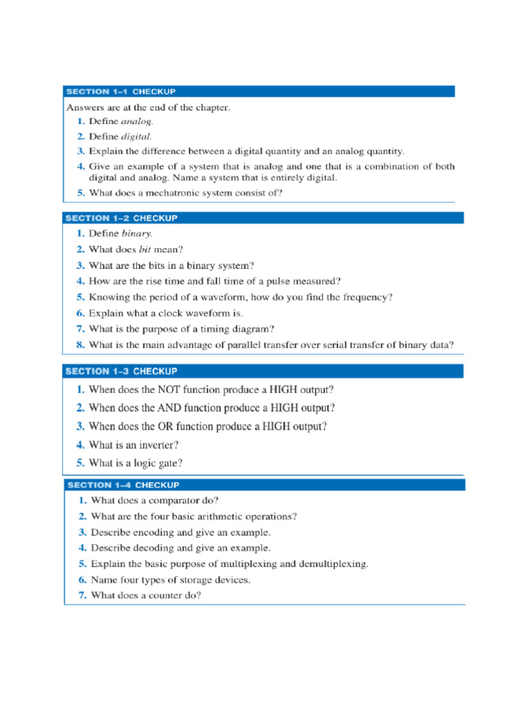 Chapter Exercise 1_merged | PDF | Integrated Circuit | Logic Gate