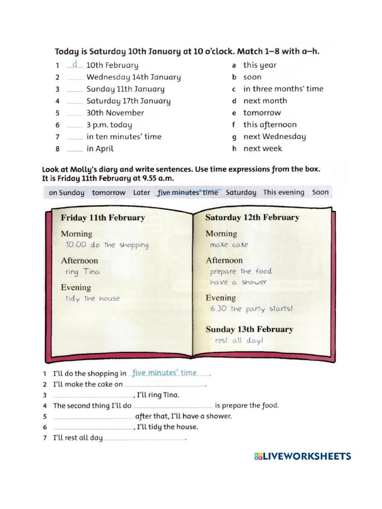Worksheet 7293886 | PDF