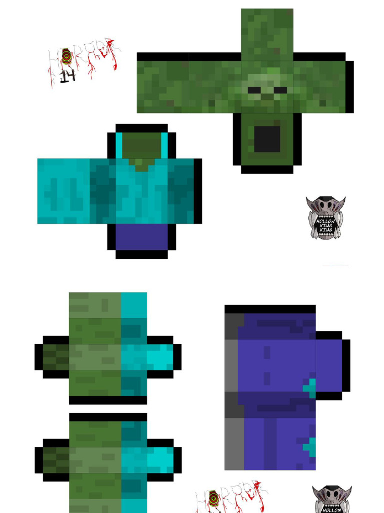 Zombie Paper Craft Model Paper Craft | PDF