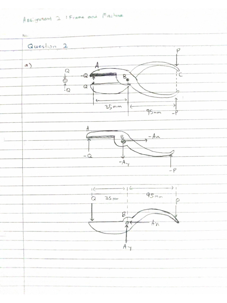 Assignment 2 - Frame and Machine | PDF