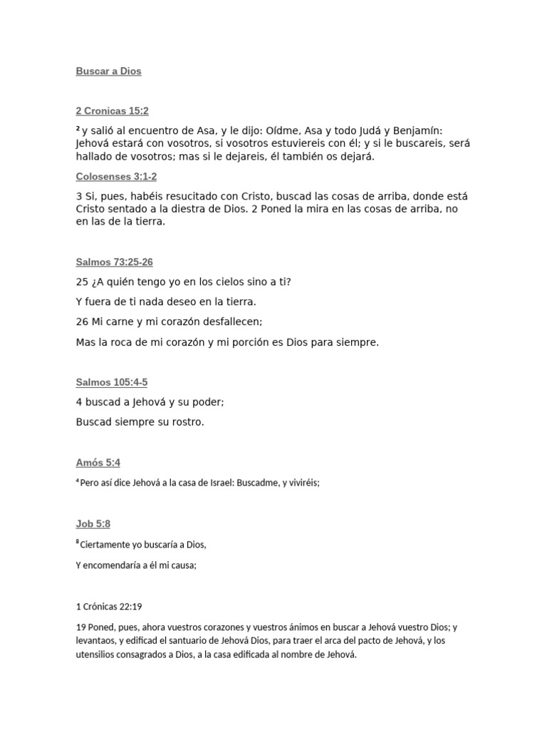Buscar A Dios | PDF