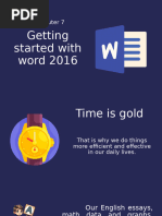 Word 2016: Create & Open Documents Guide | PDF | Microsoft Word ...