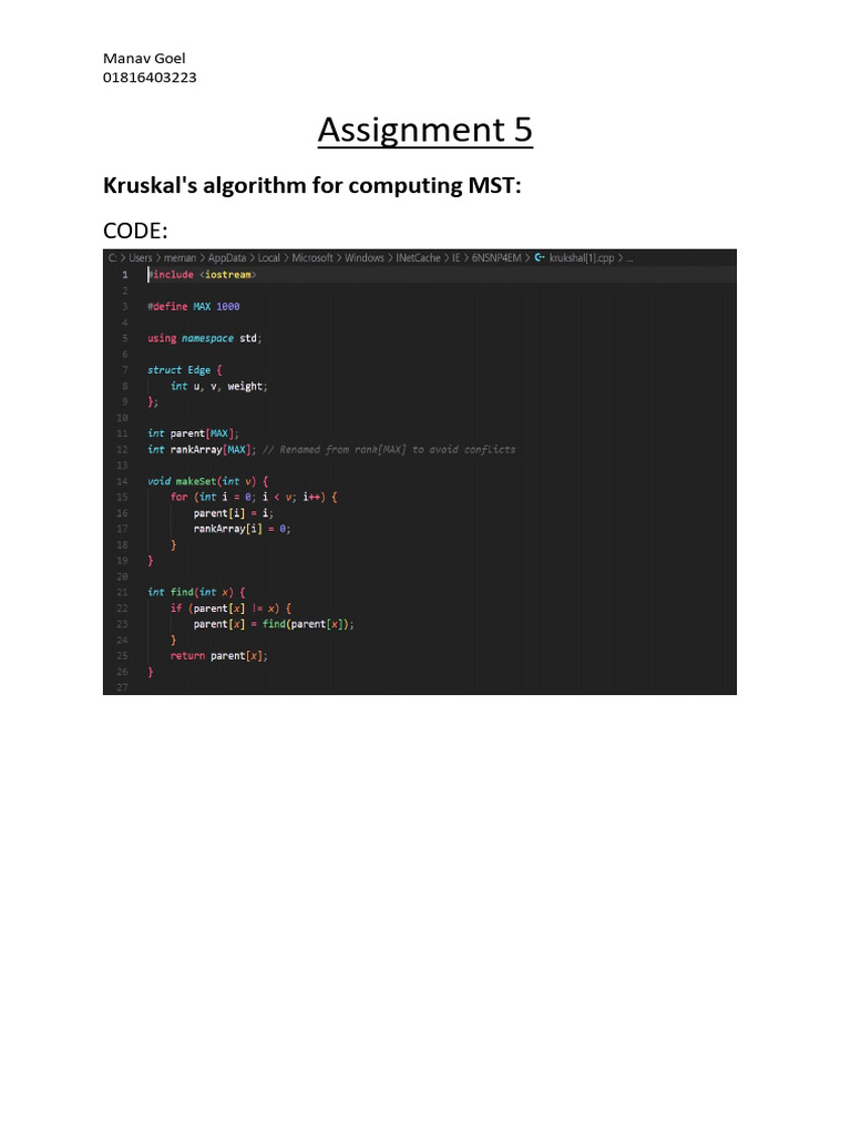 Assign 5 | PDF