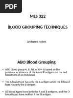 Blood Grouping Method | PDF | Blood Type | Serology