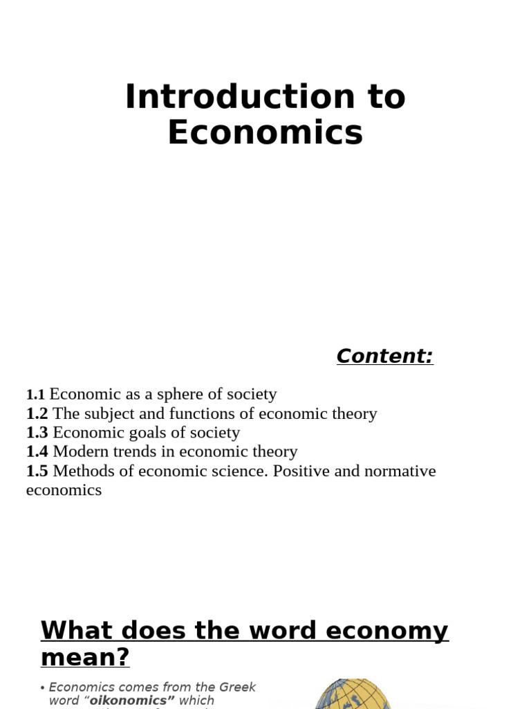 1.theory of Economics | PDF | Economics | Monetarism