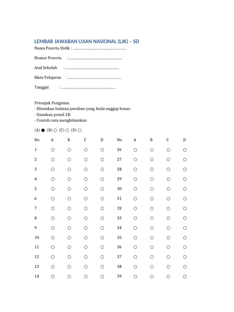 LJK UN SD Format | PDF
