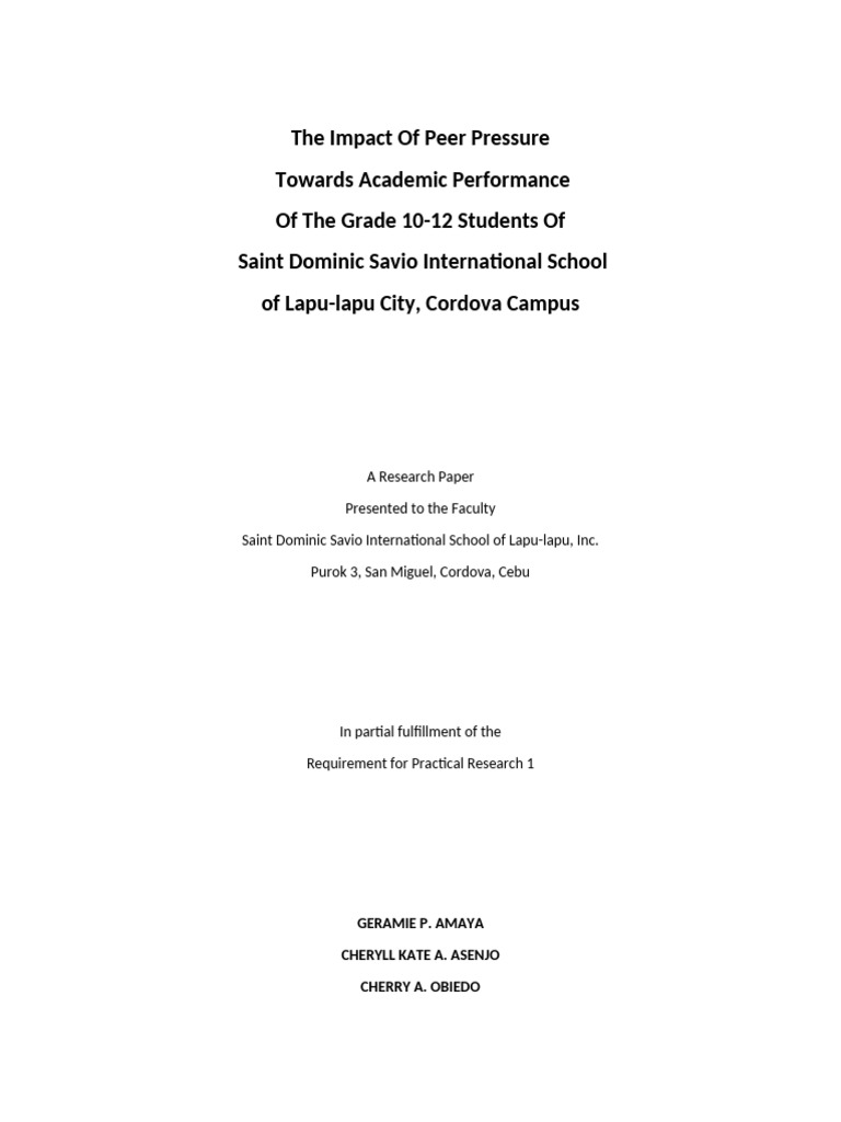 Grade-12-Research-Proposal-Defense-Original | PDF | Psychological ...