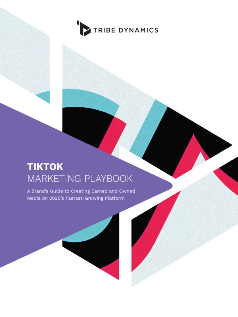 Tribe Dynamics Tiktok Playbook 2020 Final Pdf Brand Marketing