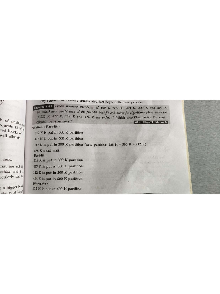 Memory Allocation Problems | PDF