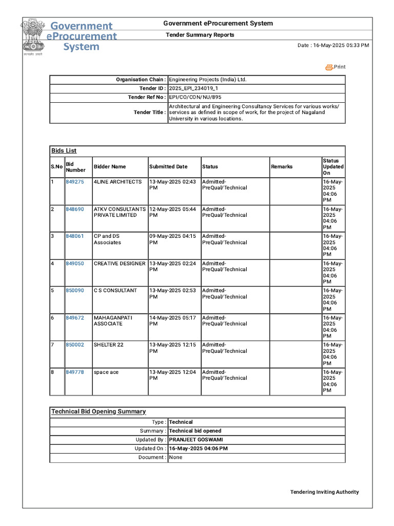 Government eProcurement System (1) | PDF | Procurement | Auction