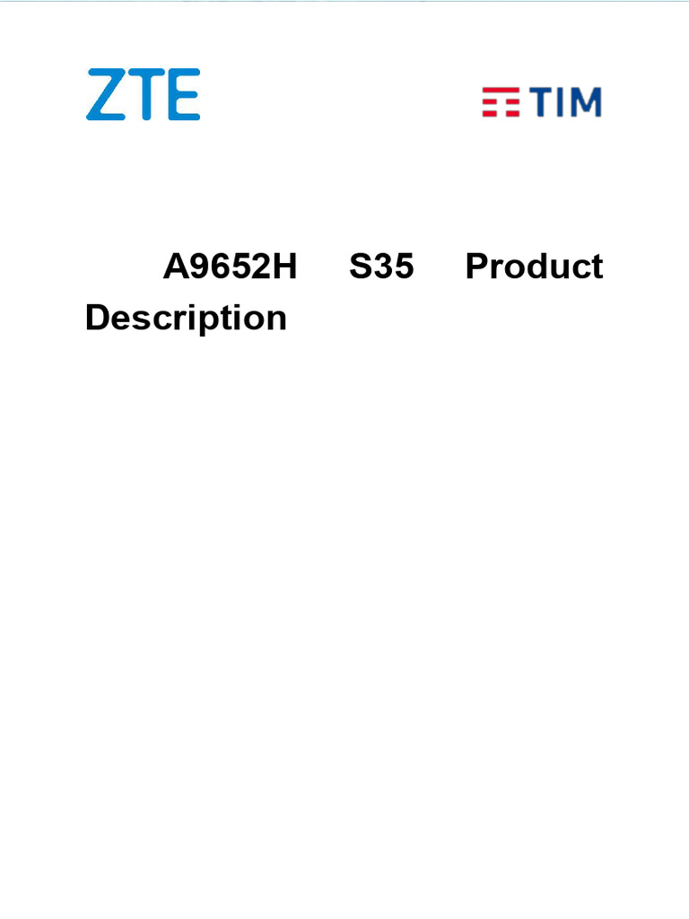 A9652H S35 Active Antenna Unit Overview | PDF | Mimo | Antenna (Radio)