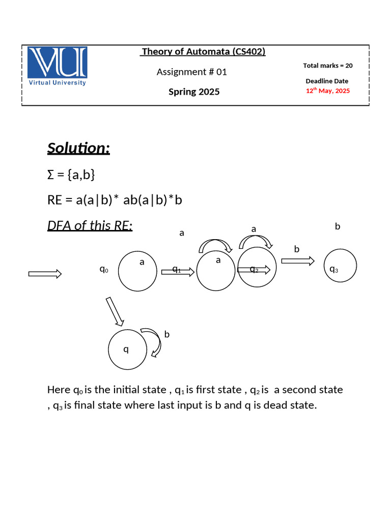 CS402 Assignment 1 Solution | PDF