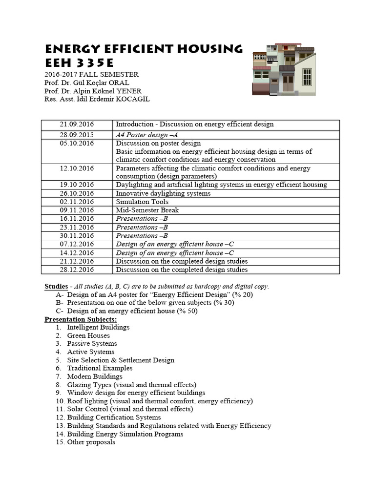 Energy Efficient Housing Design Guide | PDF
