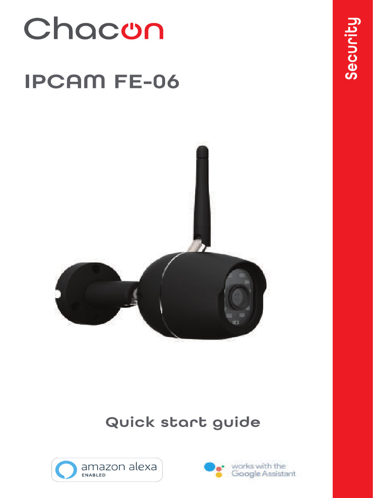 Chacom IPCAM-FE06 - User - Manual - 200325 | PDF