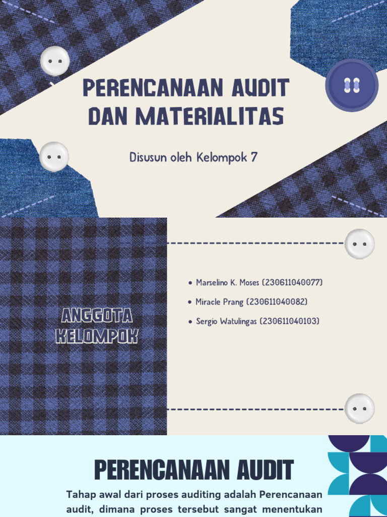 Perencanaan Audit Dan Materialitas | PDF