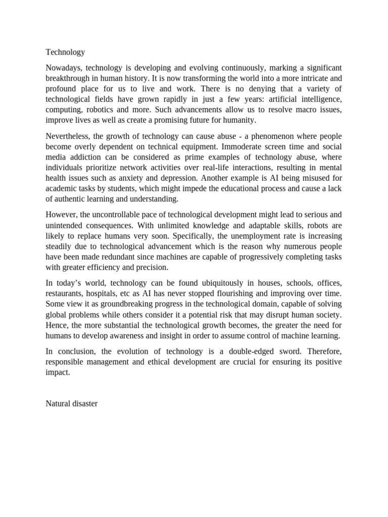 Technology-Hsg8 (AutoRecovered) (AutoRecovered) | PDF