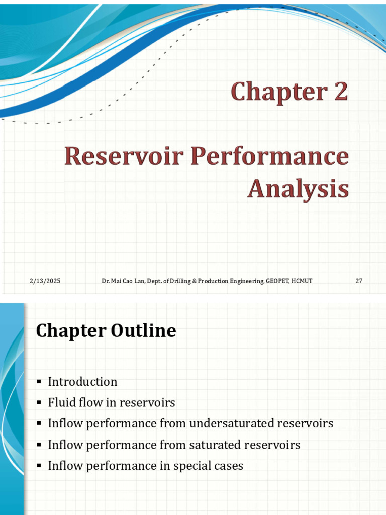 2 - Chapter 2 - Reservoir Performance Analysis (Updated) | PDF ...