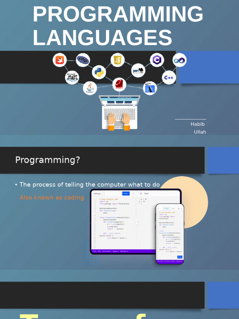 Programming Languages-1 | PDF | Programming | Computer Program