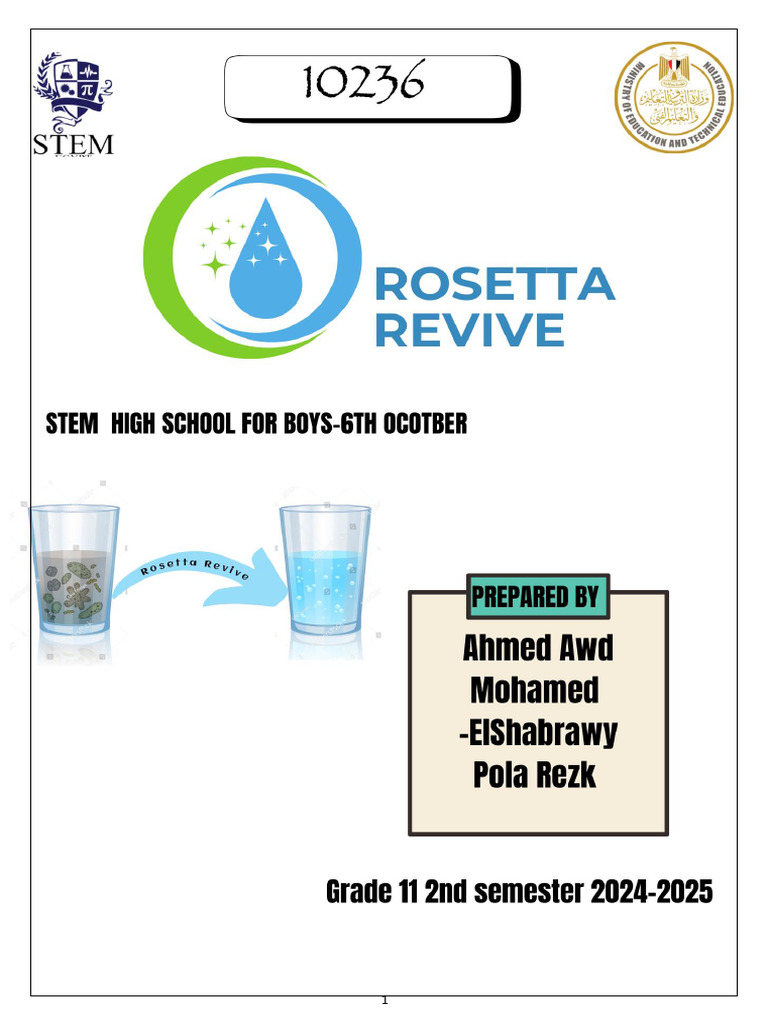 A4 - Team 10236 - 2nd Semester G11 - 2024 - 2025 | PDF | Water Purification | Ultraviolet