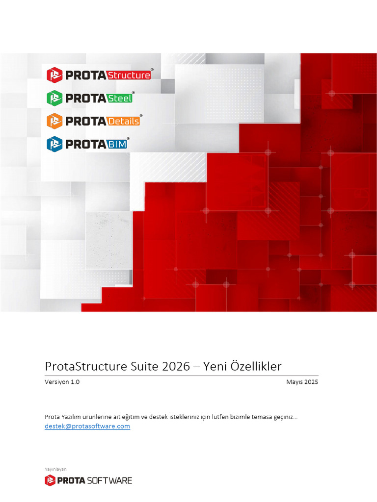 Protastructure Suite 2026: - Yeni Özellikler | PDF