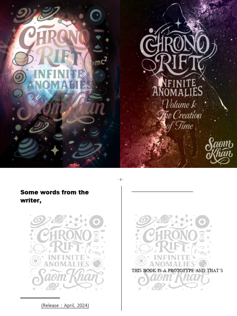 Chrono Rift - Infinite Anomalies (VOL-I) by Saom Khan | PDF | Universe ...