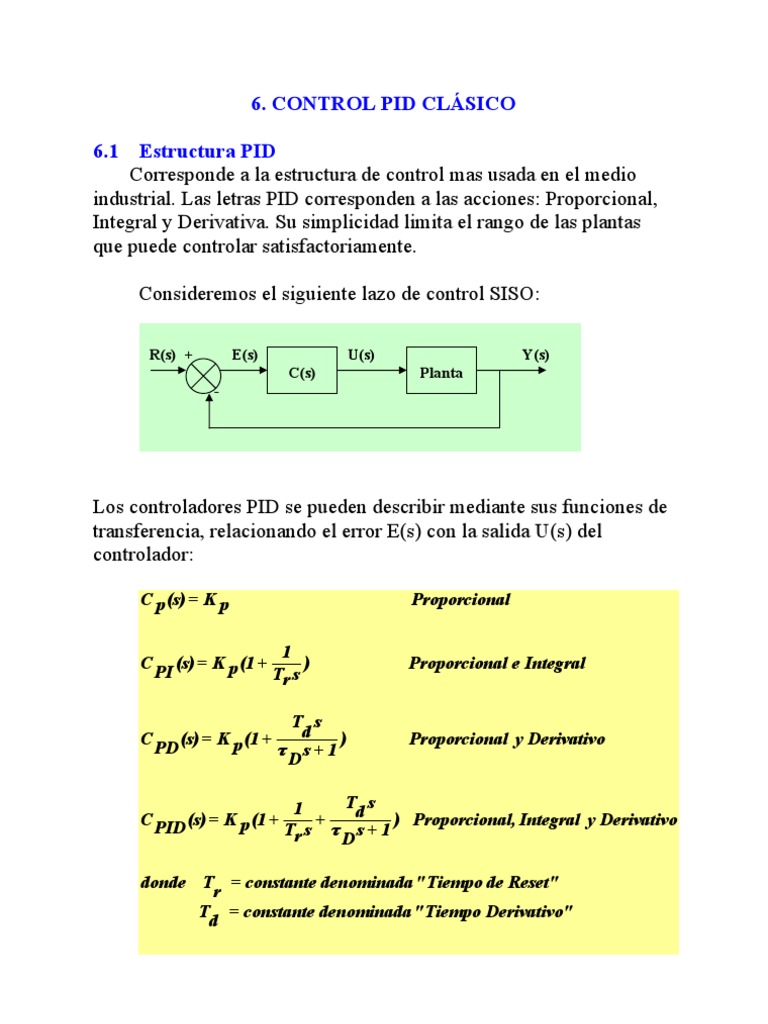 Control Pid | PDF | Enseñanza de matemática | Análisis matemático